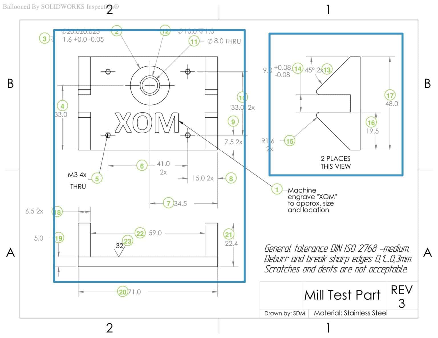 How To Prepare A Perfect Technical Drawing | Xometry Australia